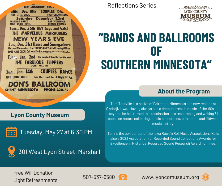Reflections Series: "Bands and Ballrooms of Southern Minnesota" Program ...