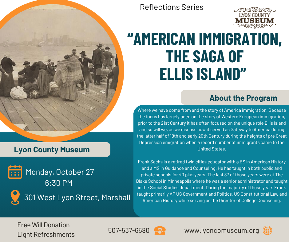 Reflections Series: American Immigration, the Saga of Ellis Island ...