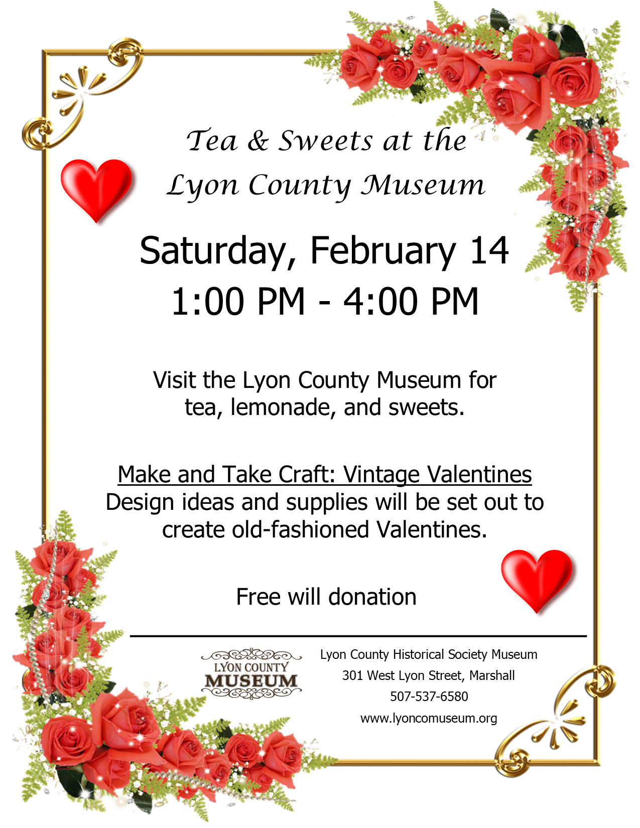 Tea and Sweets at the Lyon County Museum - Lyon County Museum
